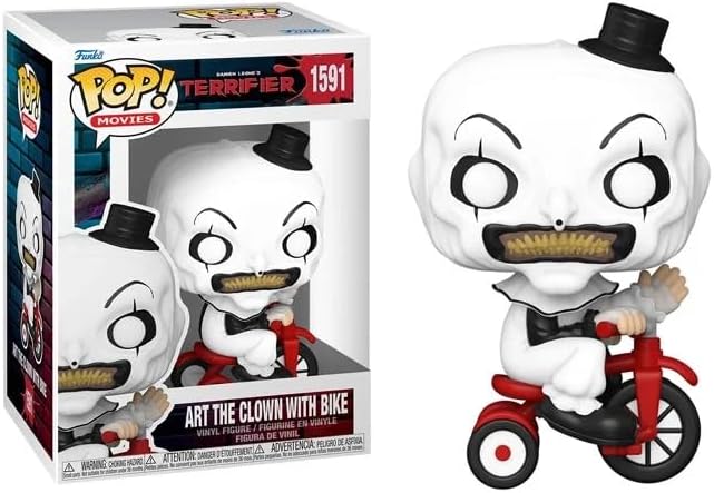 Funko Pop Terrifier Art The Clown Con Triciclo 1591 – Boom Shock ...